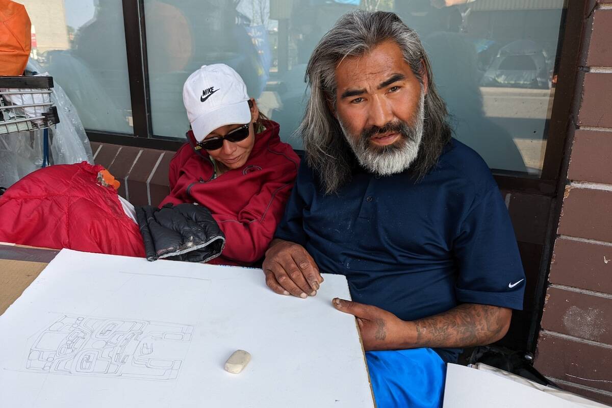 Indigenous man experiencing homelessness has work displayed at Kelowna ...